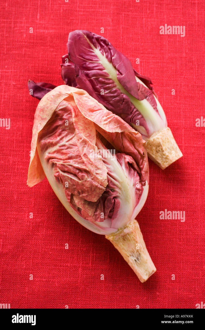Two different types of radicchio FoodCollection Stock Photo - Alamy