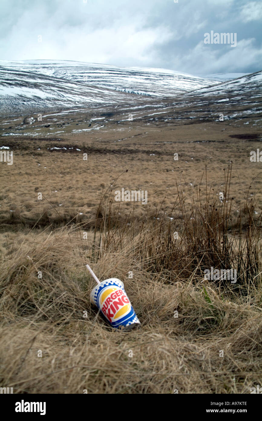 Litter in Nature Stock Photo - Alamy