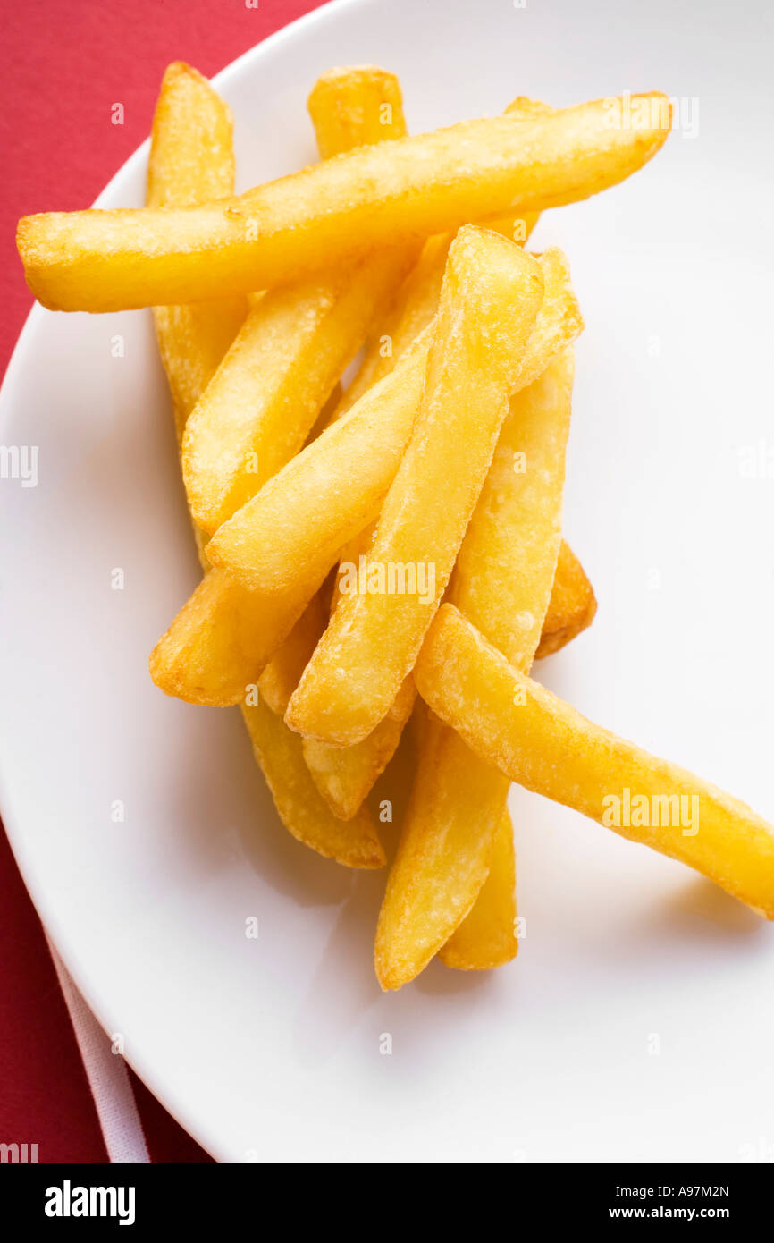 Chips on plate FoodCollection Stock Photo - Alamy