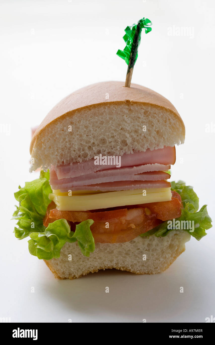 Sub roll cut in half hi-res stock photography and images - Alamy