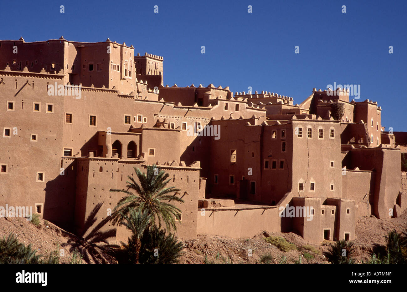 Traditionally built Kasbah structure in Morocco Stock Photo - Alamy