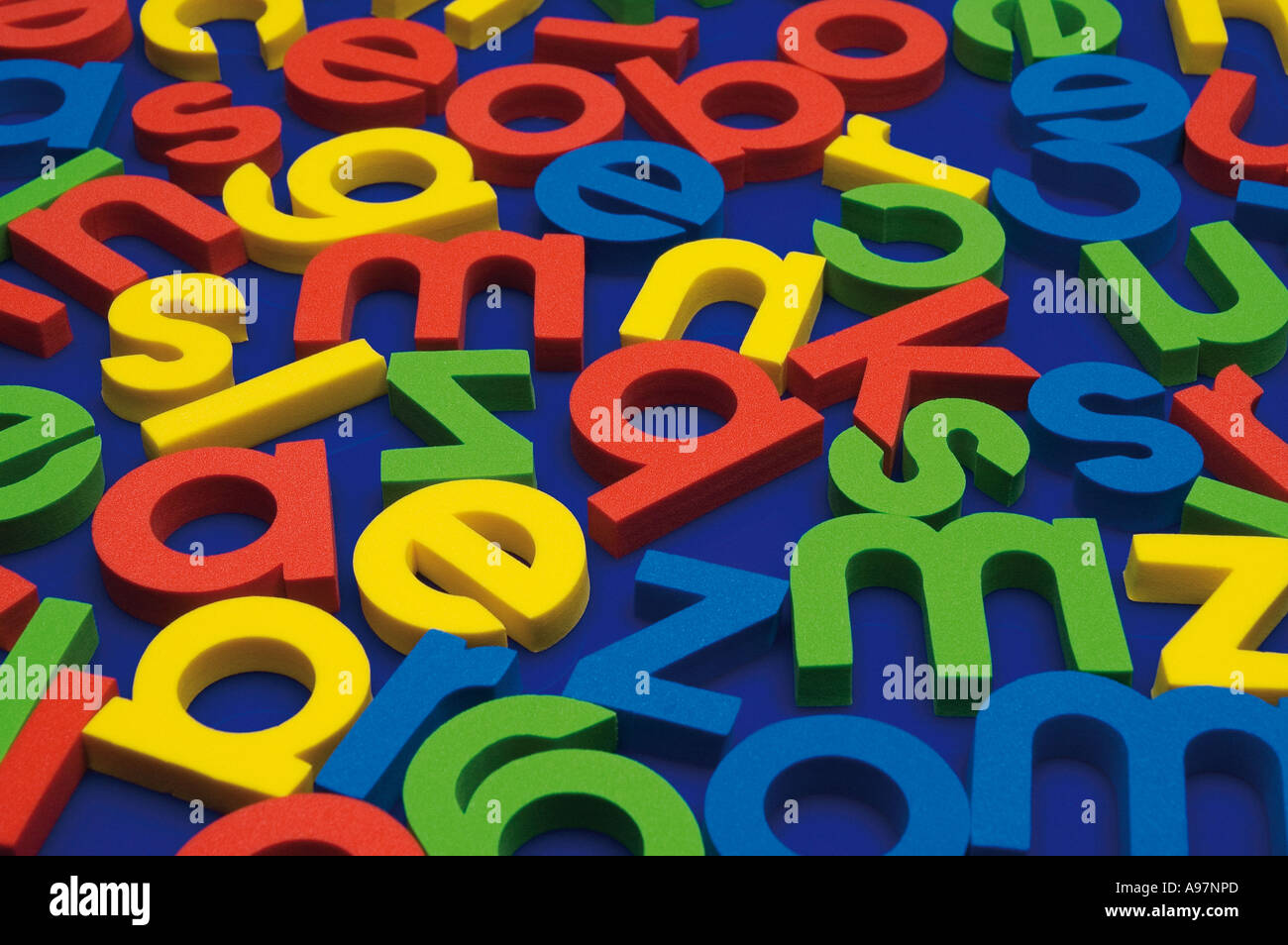 Foam letters hi-res stock photography and images - Alamy