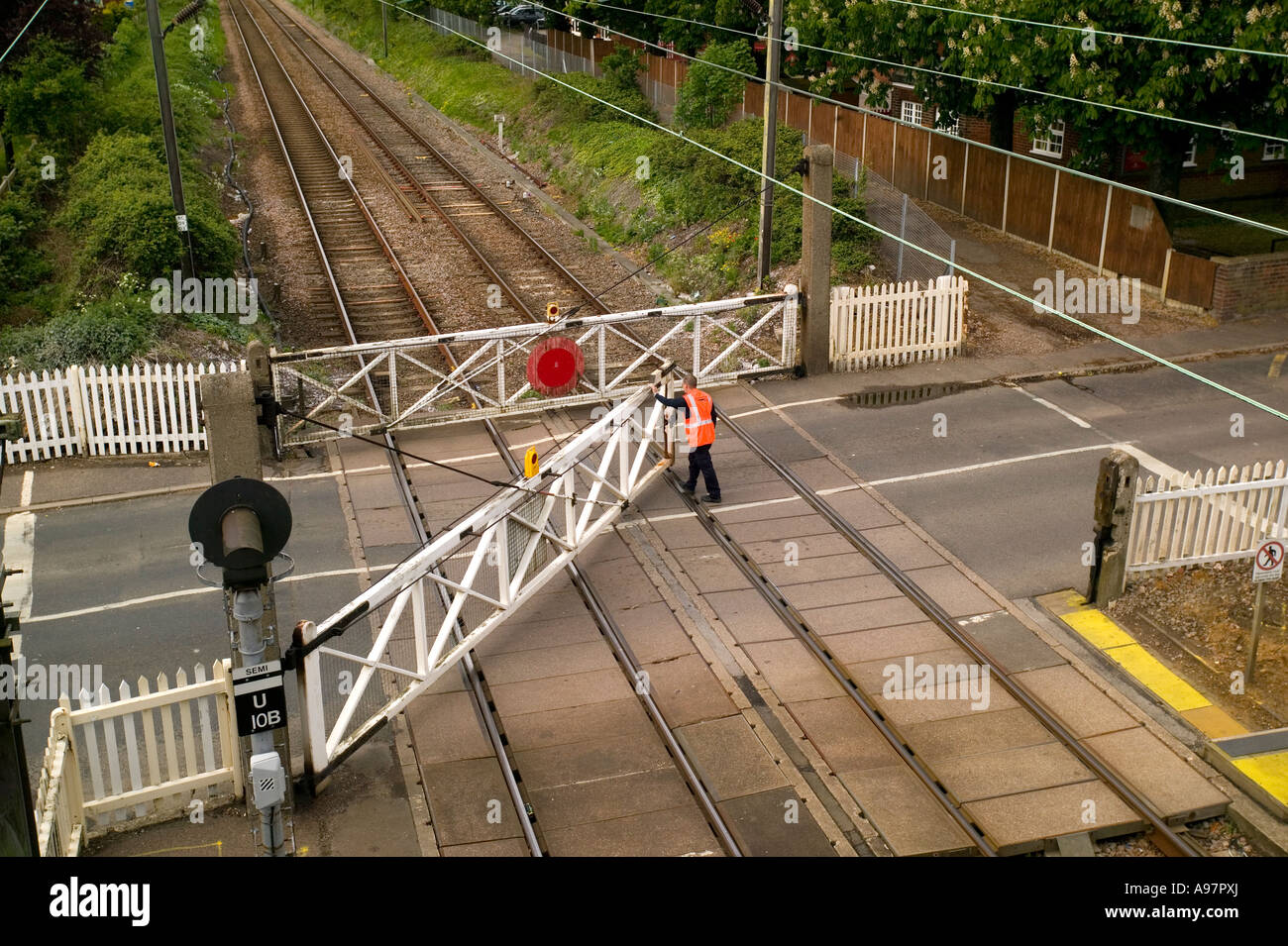 Opening a gate hi-res stock photography and images - Alamy