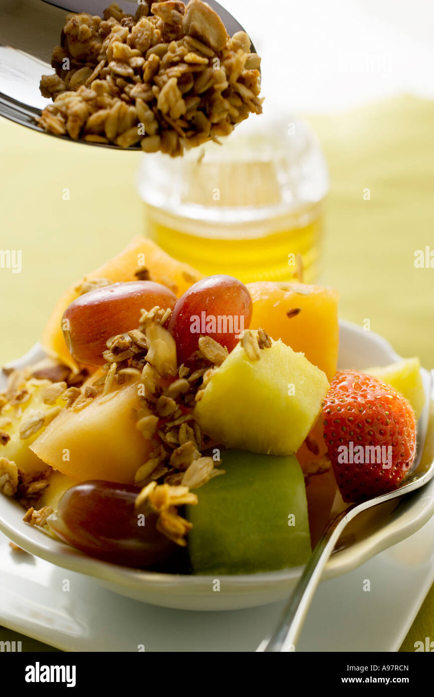 Muesli with mixed fruit and cereal FoodCollection Stock Photo - Alamy