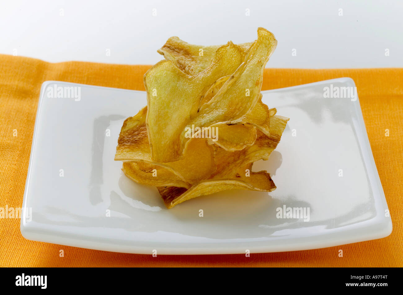 Deep fried ginger slices on plate FoodCollection Stock Photo - Alamy