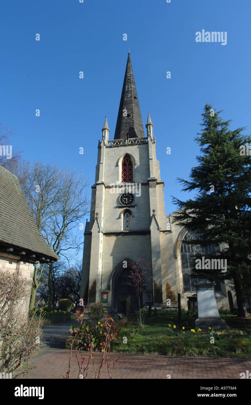 Clock tower st matthews church hi-res stock photography and images - Alamy