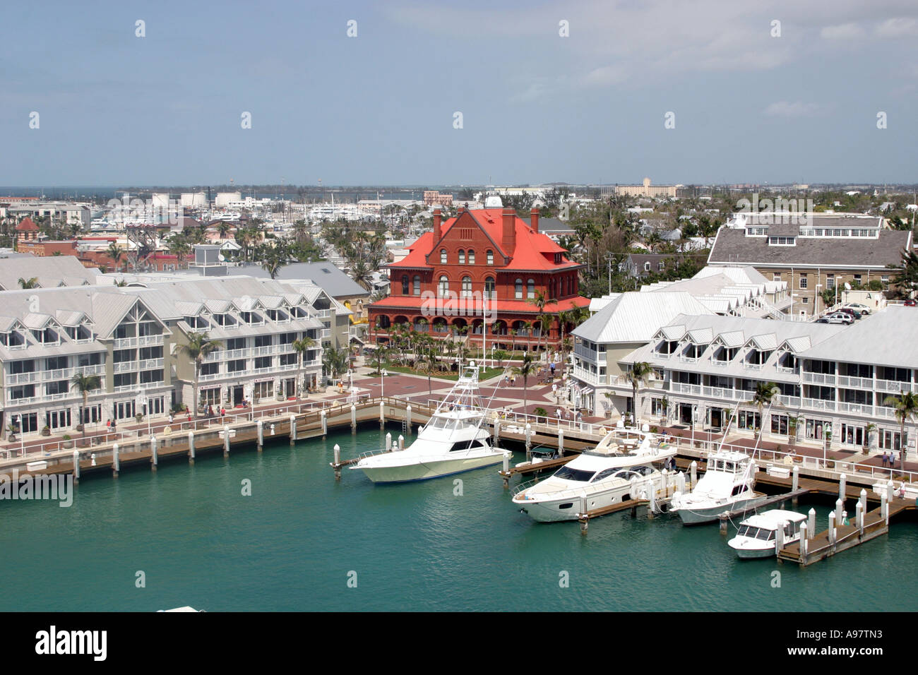 Aerial view of Key West, Florida, U.S.A Stock Photo - Alamy