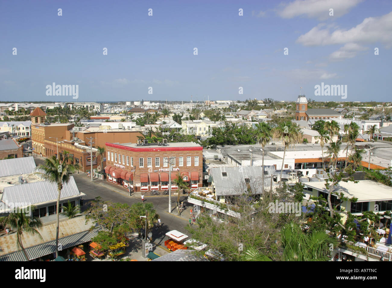 Aerial view key west from hi-res stock photography and images - Alamy