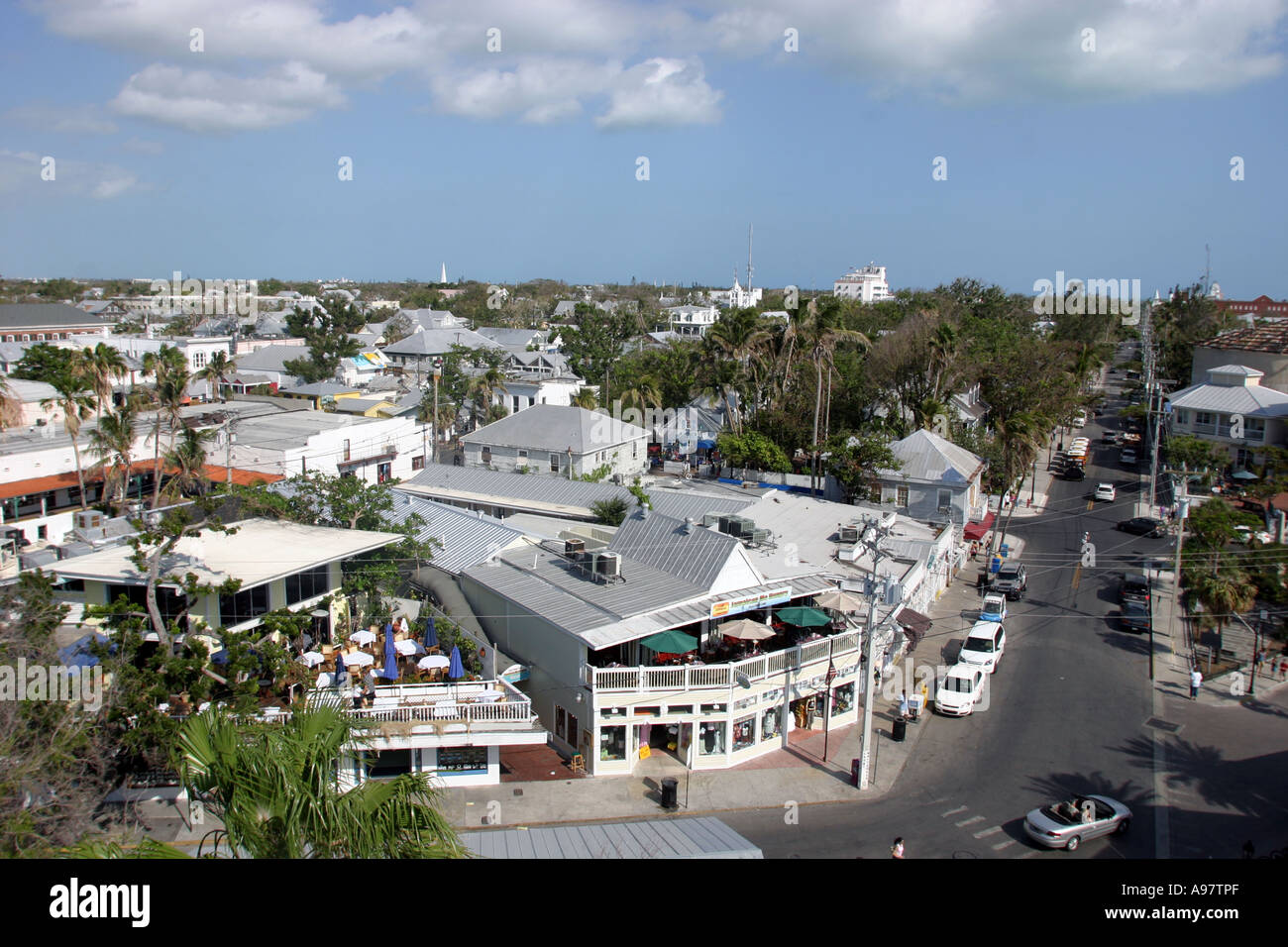 Aerial view key west from hi-res stock photography and images - Alamy
