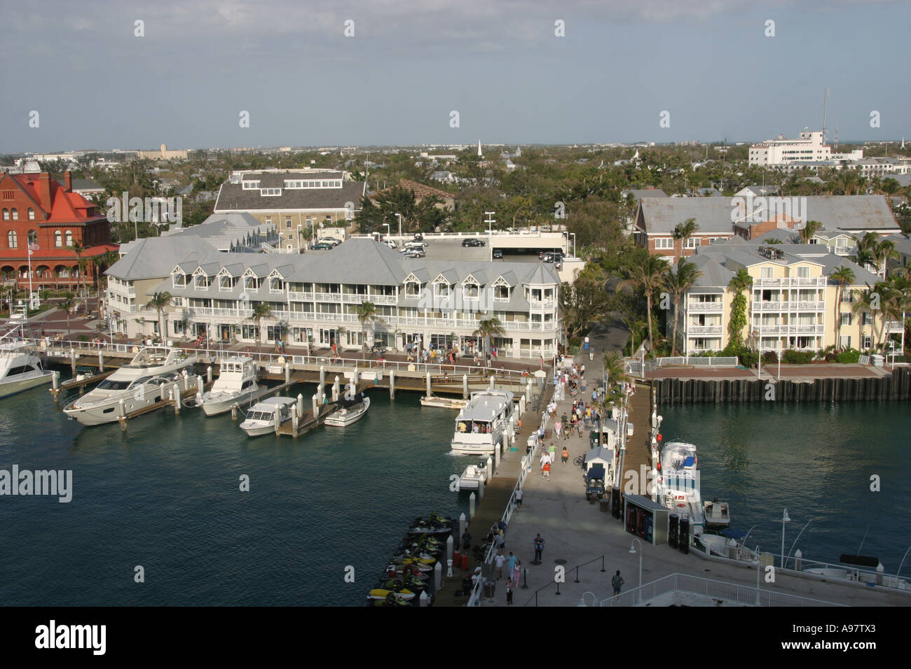 Aerial view of Key West, Florida, U.S.A Stock Photo - Alamy