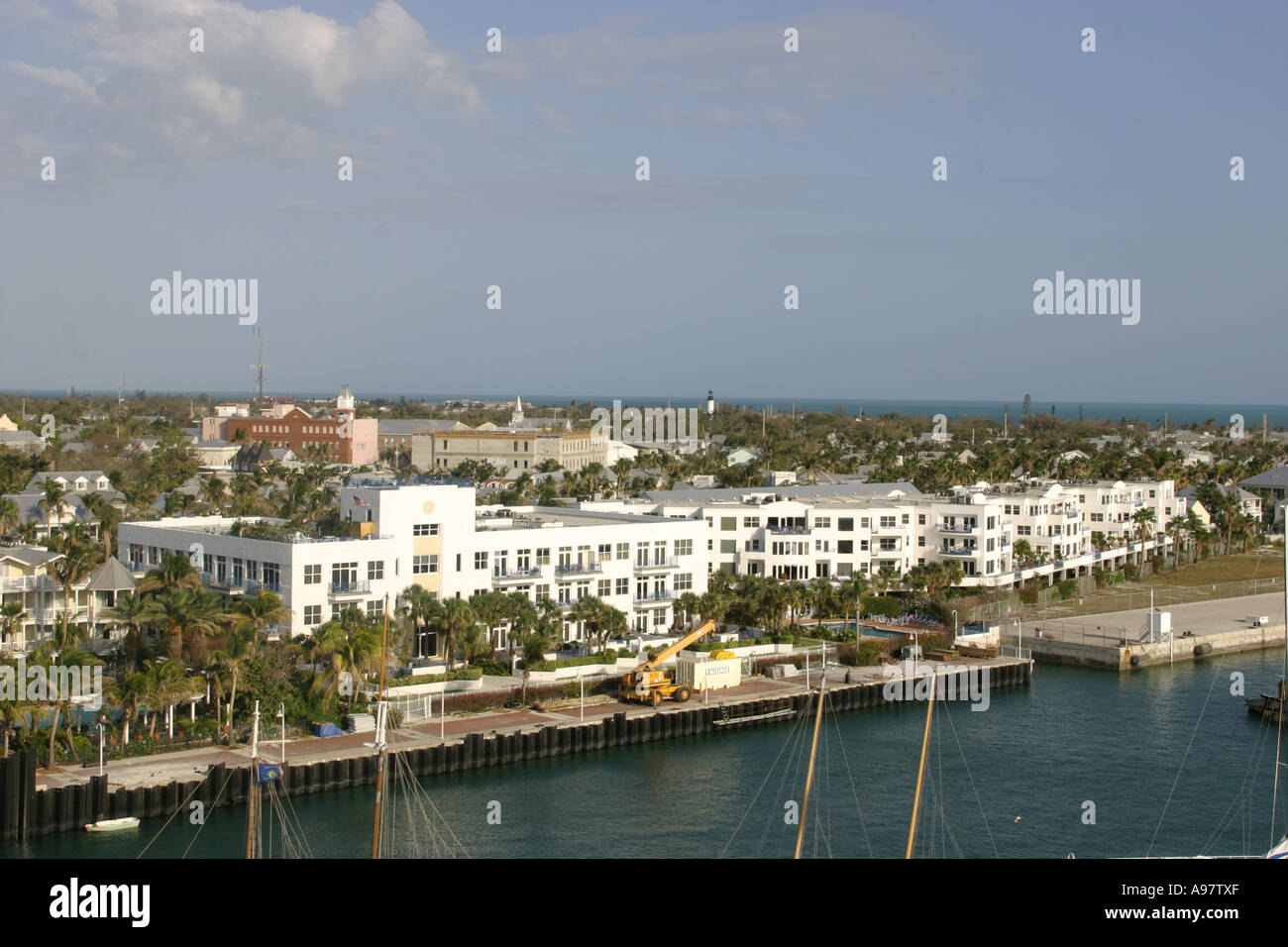 Aerial view of Key West, Florida, U.S.A Stock Photo - Alamy