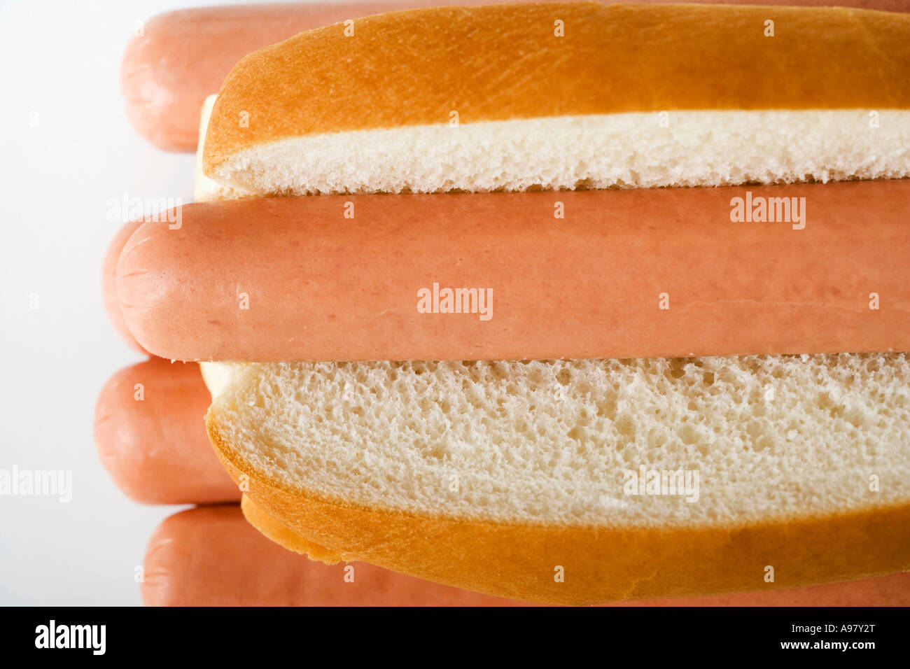 Hot dog without garnish FoodCollection Stock Photo - Alamy