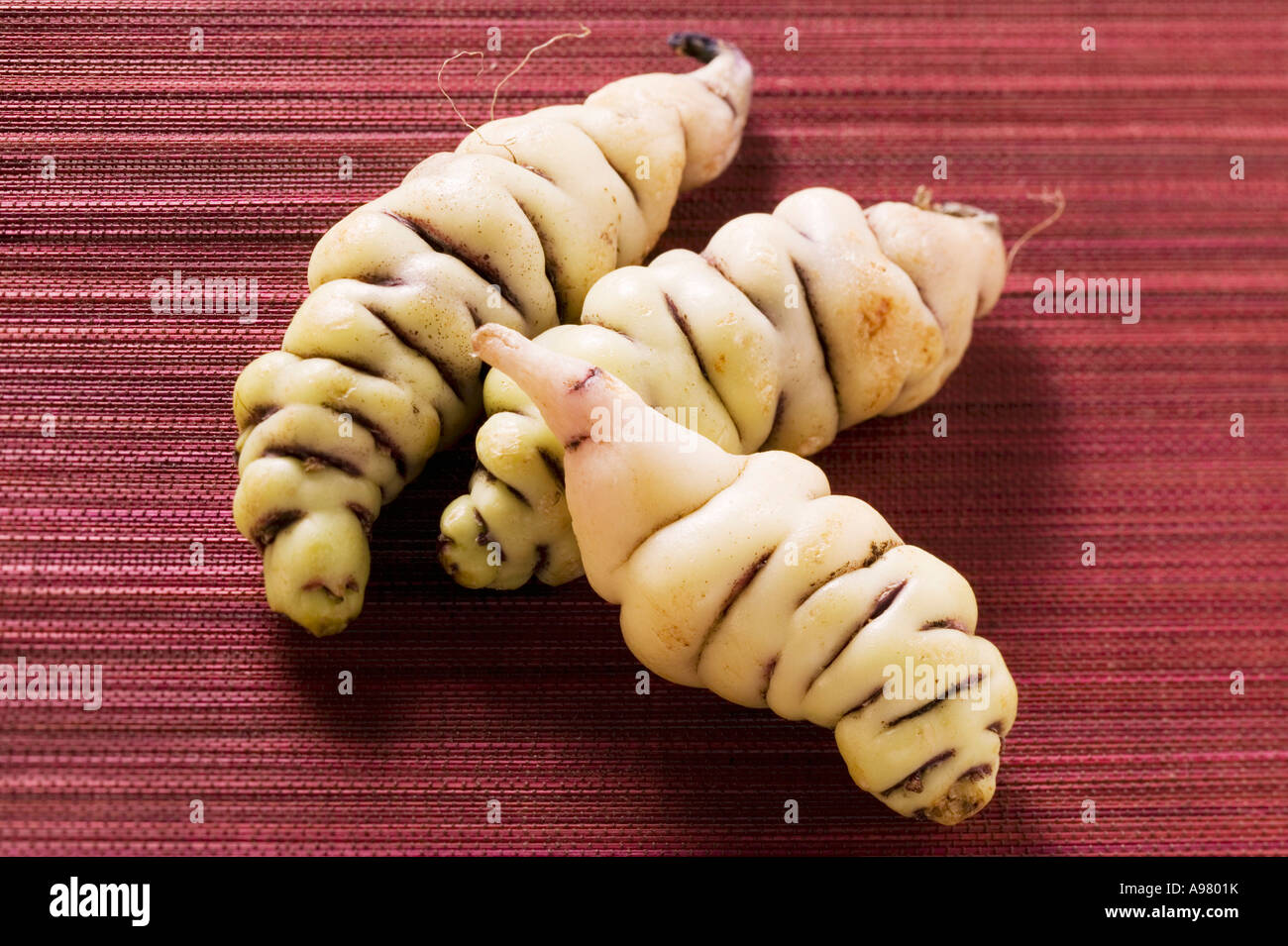 Three oca tubers Oxalis tuberosa FoodCollection Stock Photo - Alamy