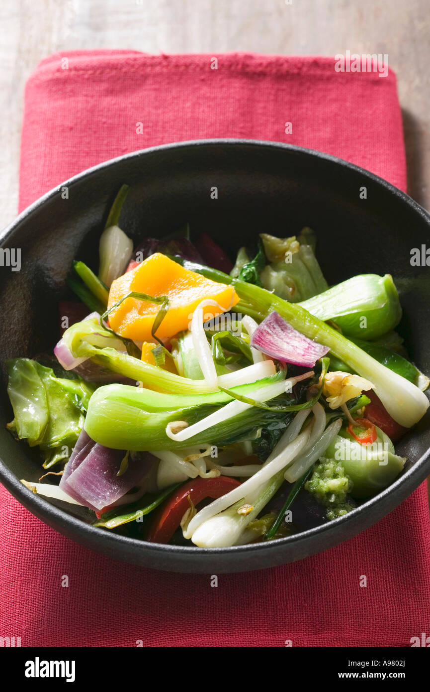 Vegetables in wok FoodCollection Stock Photo - Alamy