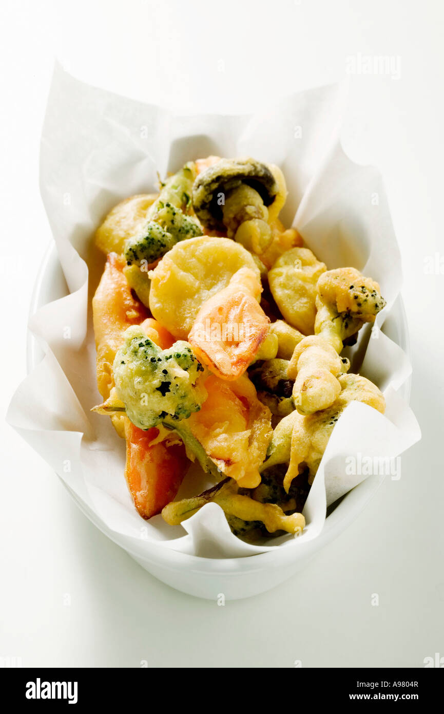 Deep fried vegetables FoodCollection Stock Photo - Alamy