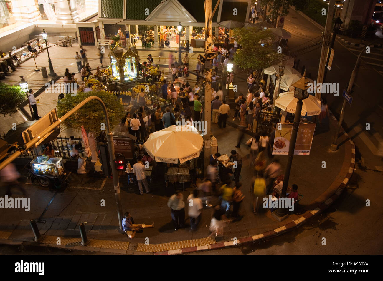 Erewhon shrine before the murder, mayhem, and damage. Beggars, hawkers ...