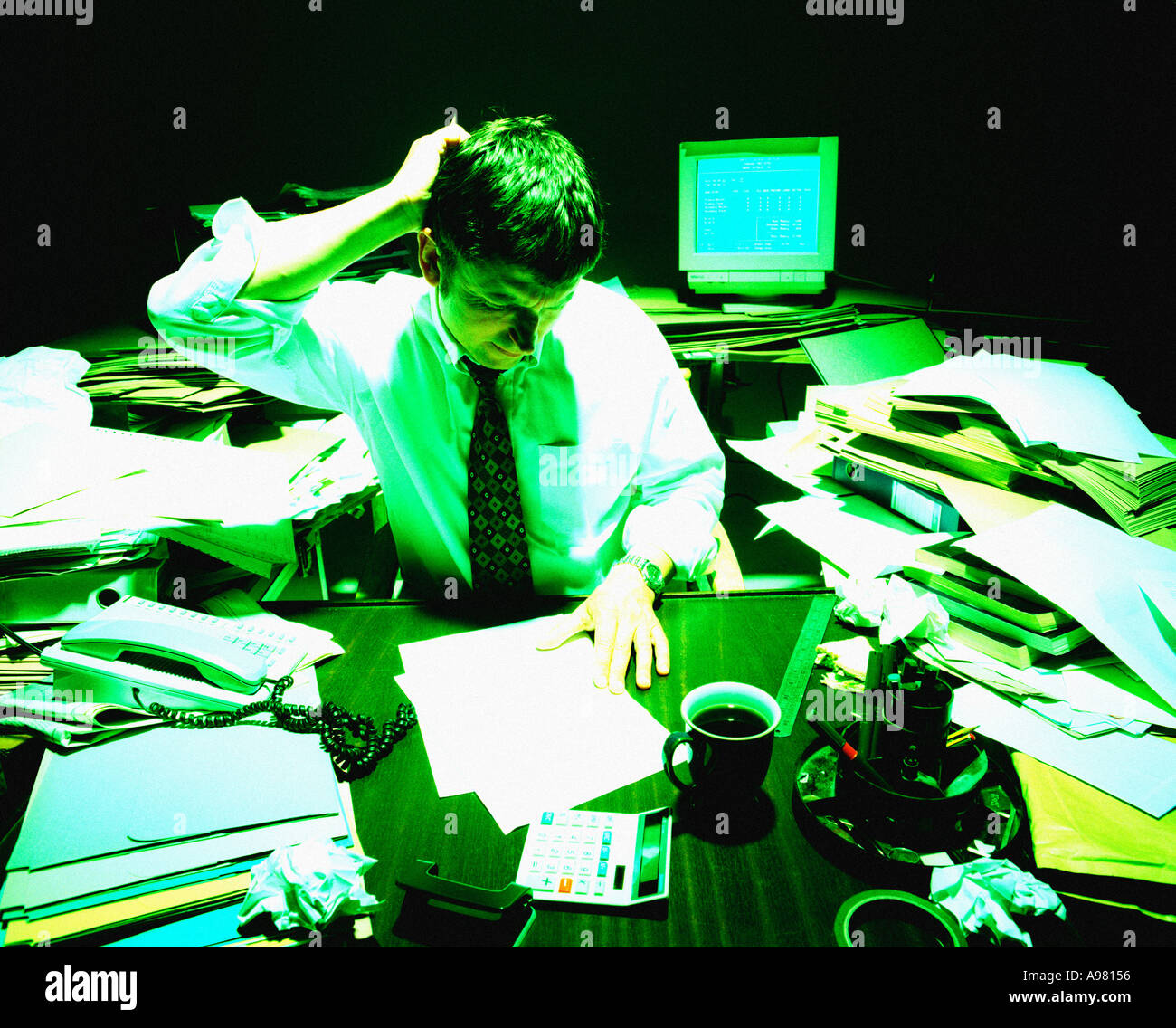 Office paperwork inland revenue hi-res stock photography and images - Alamy