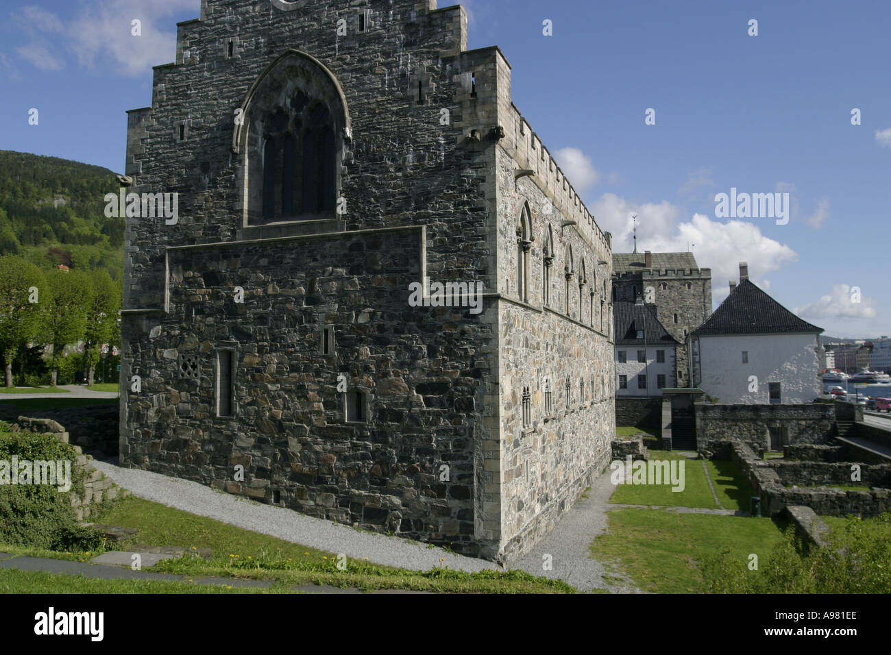 Bergen viking architecture hi-res stock photography and images - Alamy