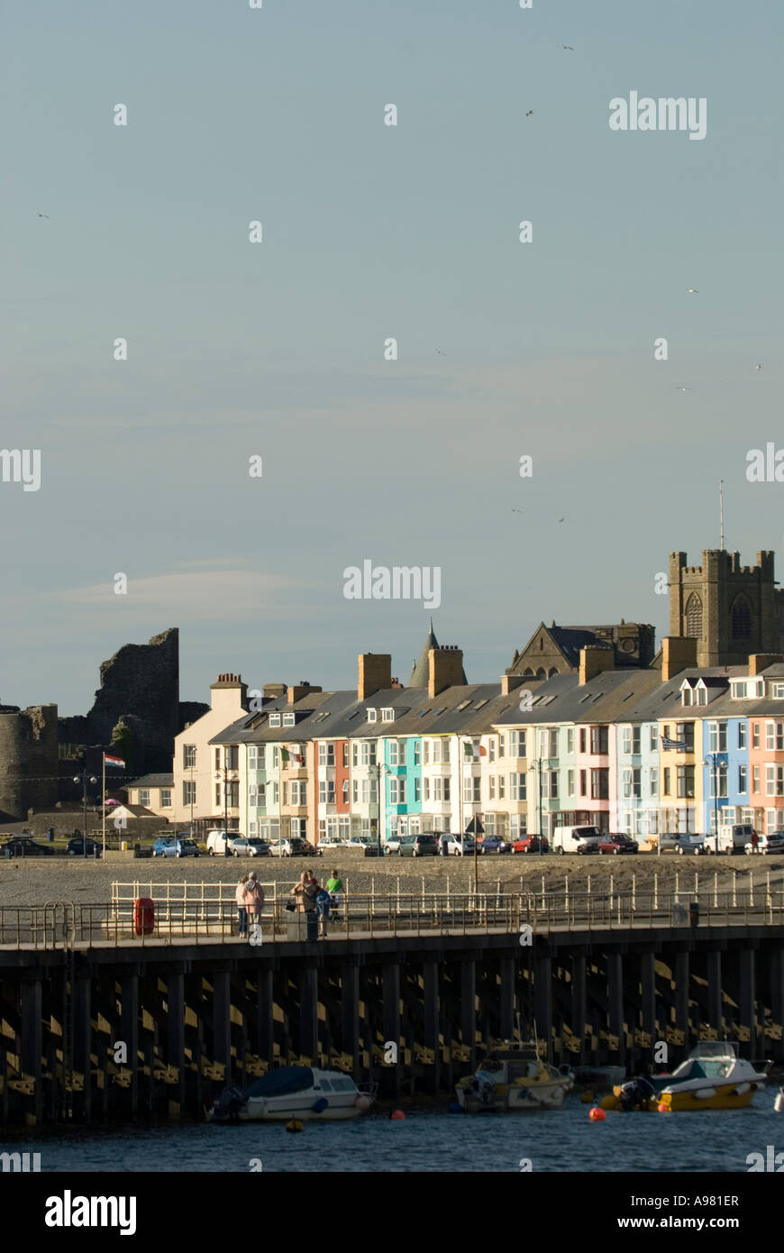 Aberystwyth seafront hi-res stock photography and images - Alamy