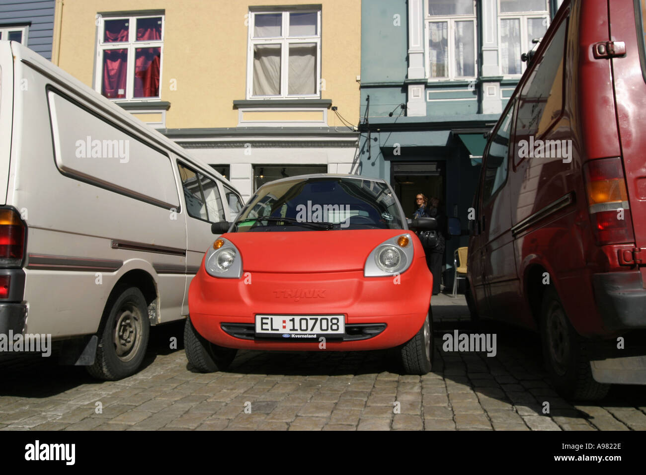 Think small car hi-res stock photography and images - Alamy