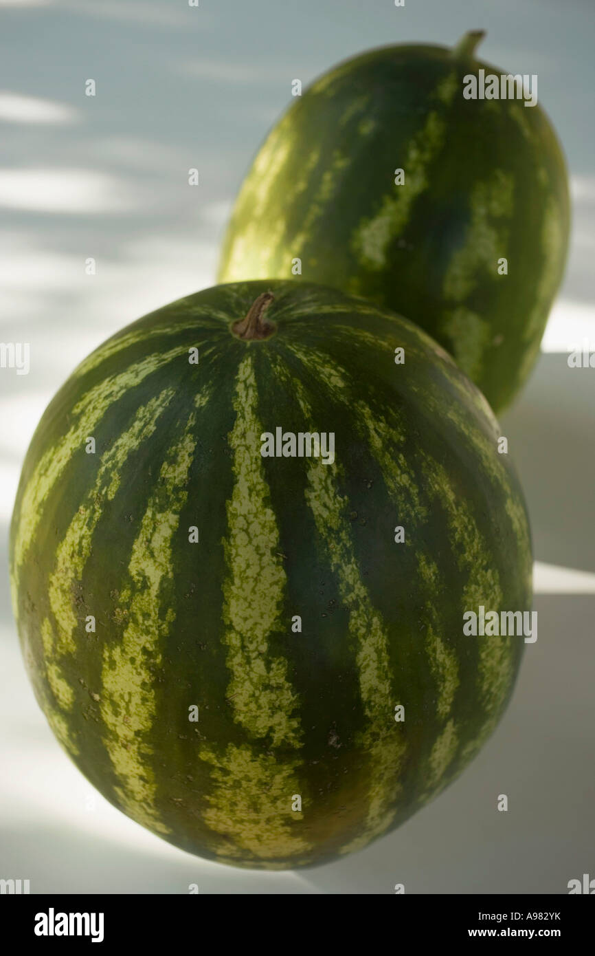 Two watermelons FoodCollection Stock Photo - Alamy