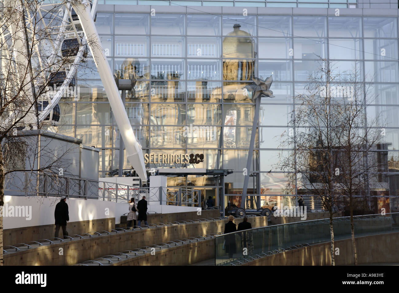 Exchange Square with the reflection of the Triangle Shopping Centre ...