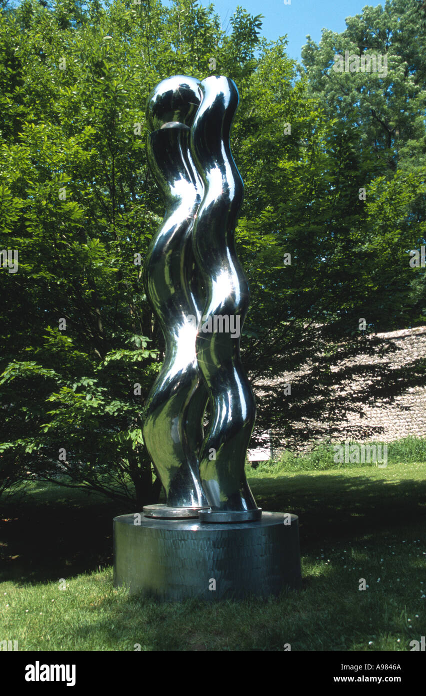 Reflections 1998 by George Cutts Sculpture at Goodwood Chichester West ...