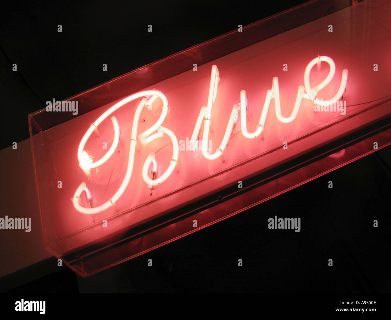 Neon bar sign Stock Photo - Alamy