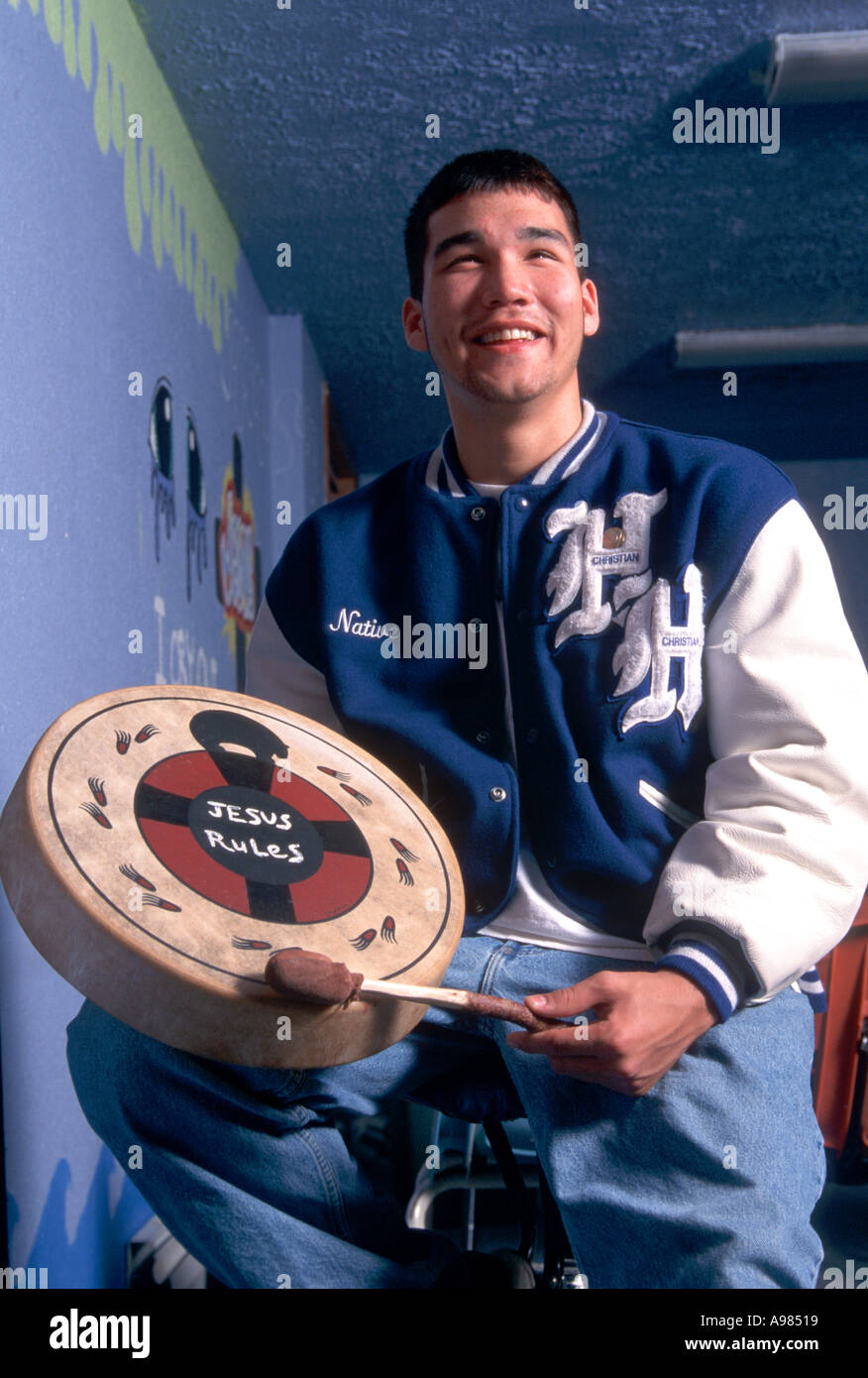 Native drum hi-res stock photography and images - Alamy