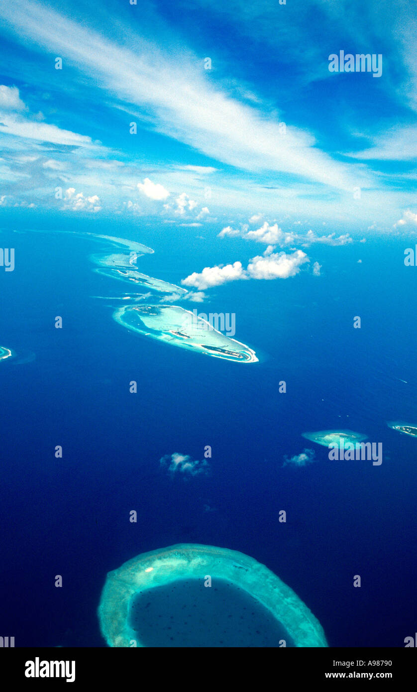 Maldives male aerial view hi-res stock photography and images - Alamy
