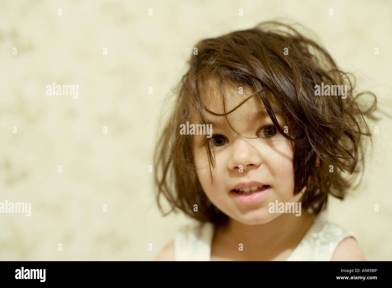 Dishevelled Girl High Resolution Stock Photography and Images - Alamy