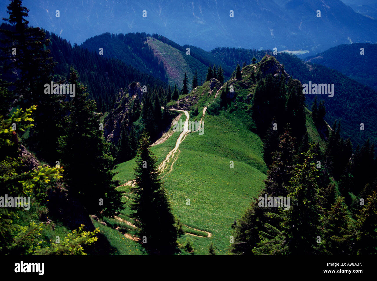 Bavarian mountain town hi-res stock photography and images - Alamy