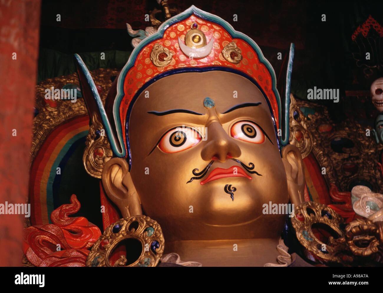 Buddhist god of protection Hemis Gompa Stock Photo - Alamy