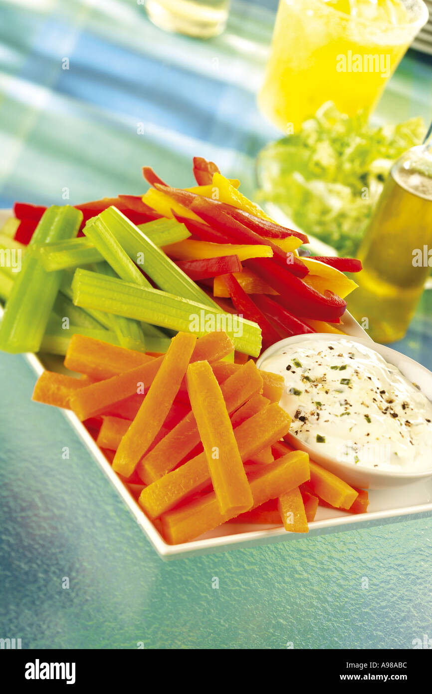 Celery carrot crudite hi-res stock photography and images - Alamy