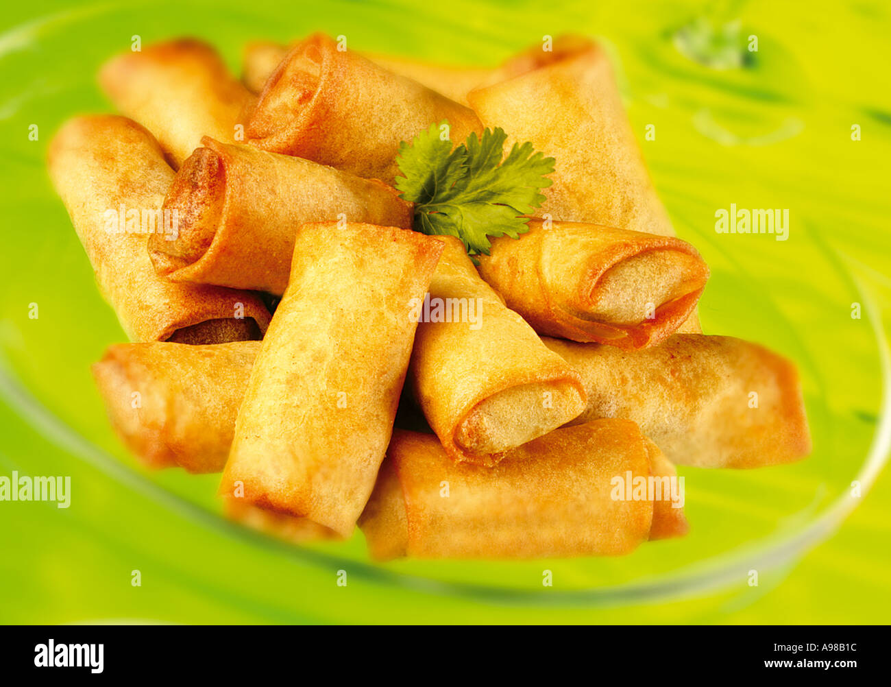 CHINESE SPRING ROLLS Stock Photo - Alamy