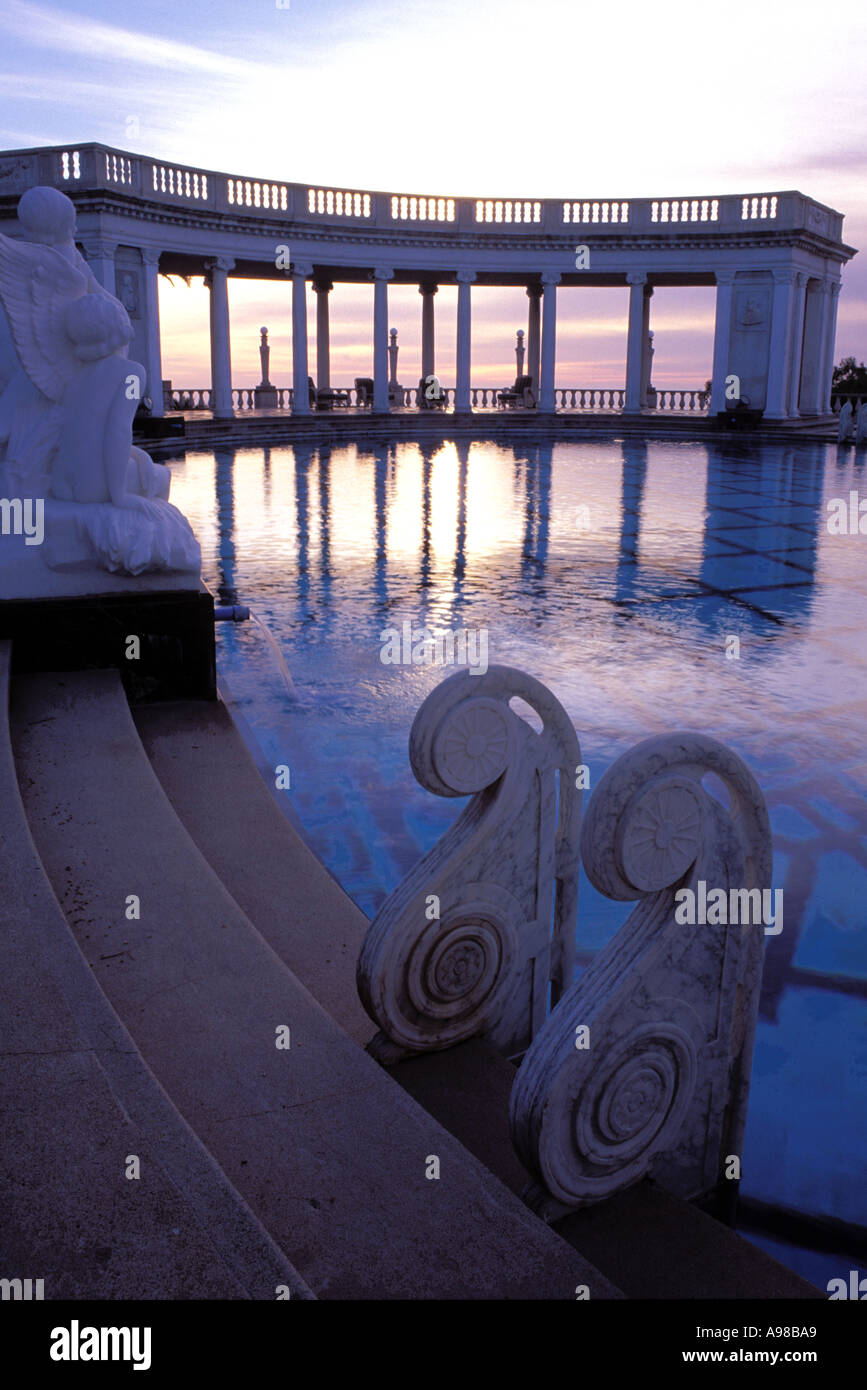 California, Hearst Castle, Neptune Pool Colonnade Stock Photo - Alamy