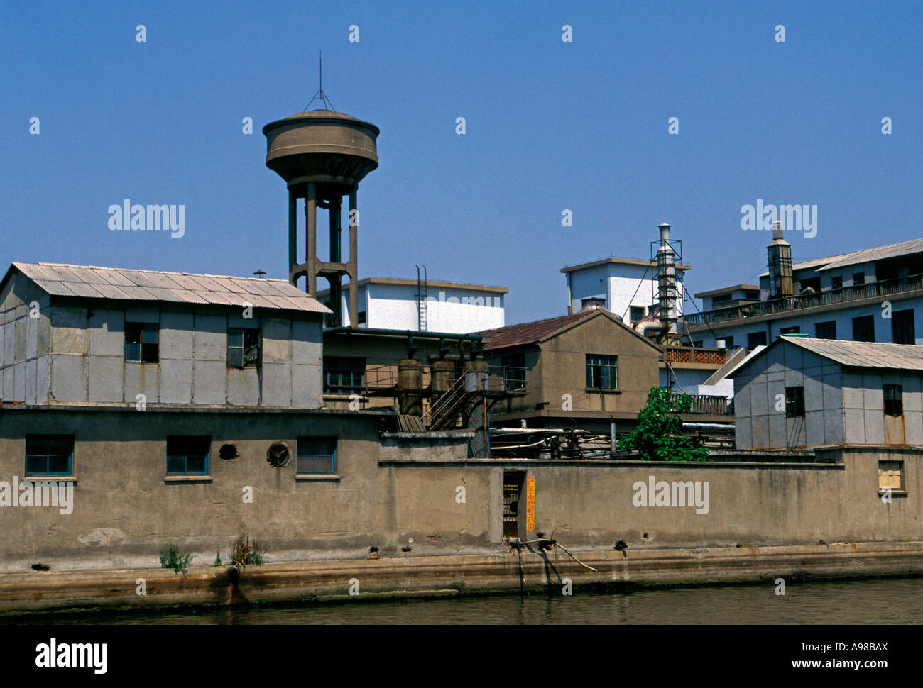 factory along Grand Canal, factory, Grand Canal, city of Suzhou, Suzhou ...