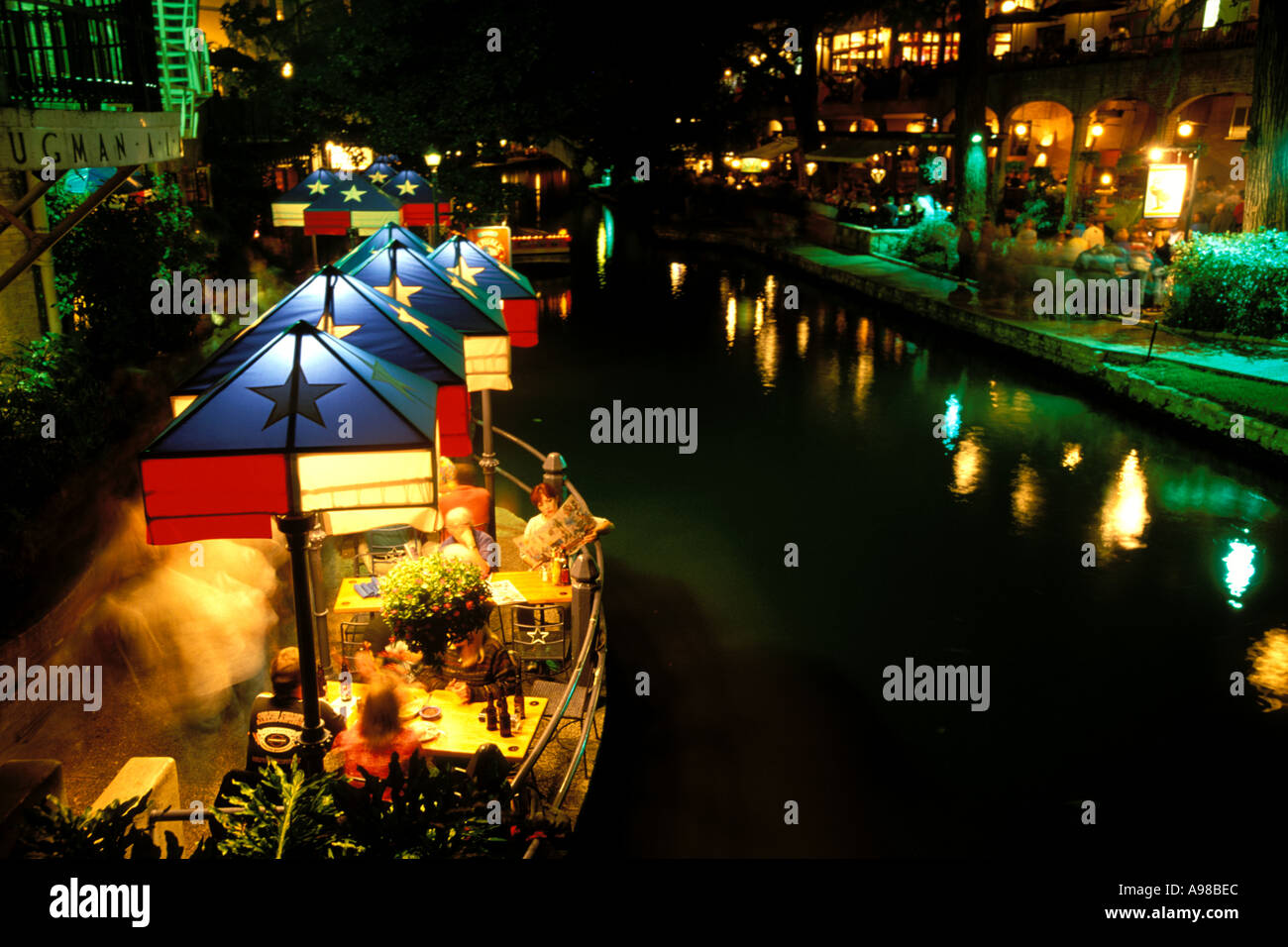 Texas, San Antonio, River Walk Paseo del Rio Stock Photo - Alamy