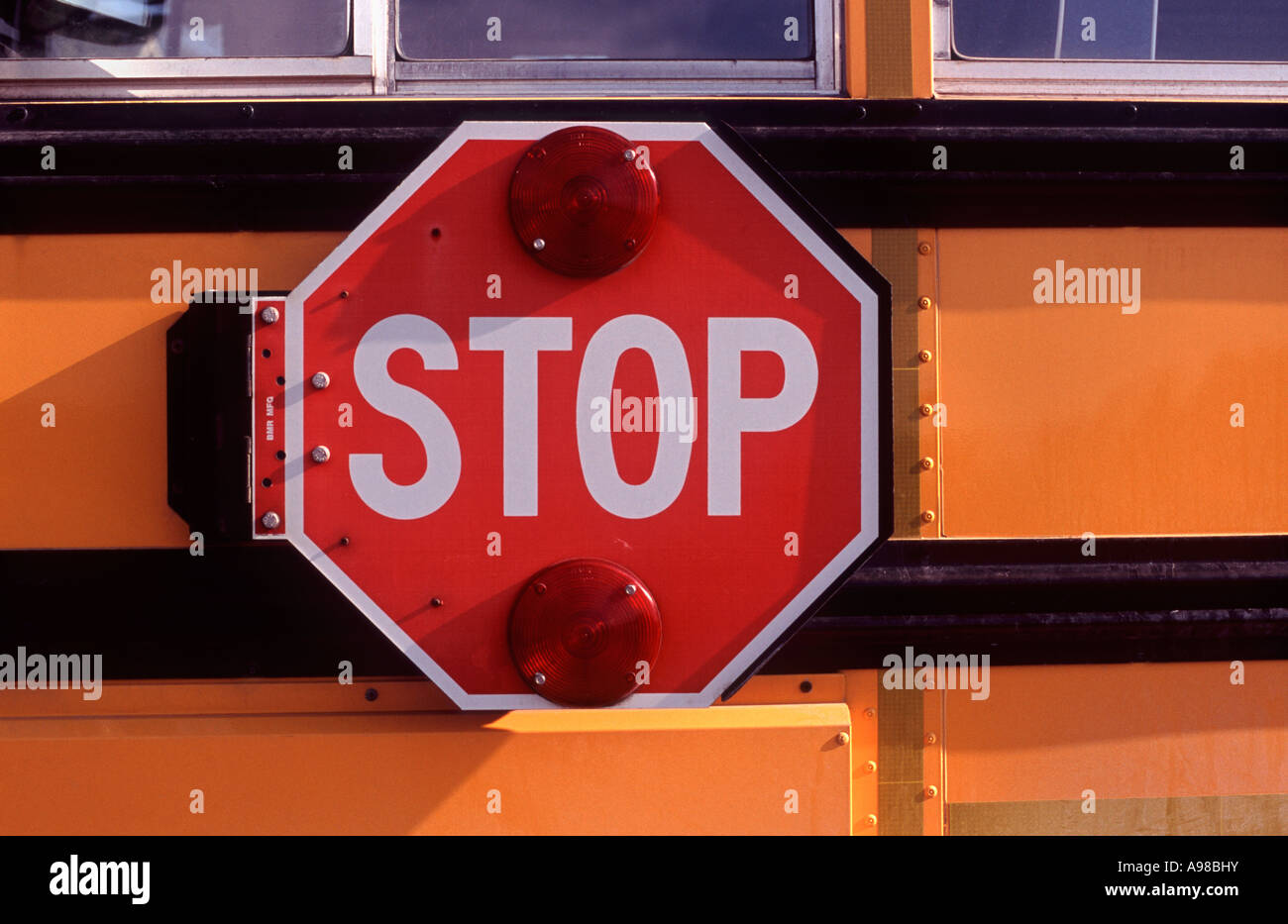 Stop sign bus hi-res stock photography and images - Alamy