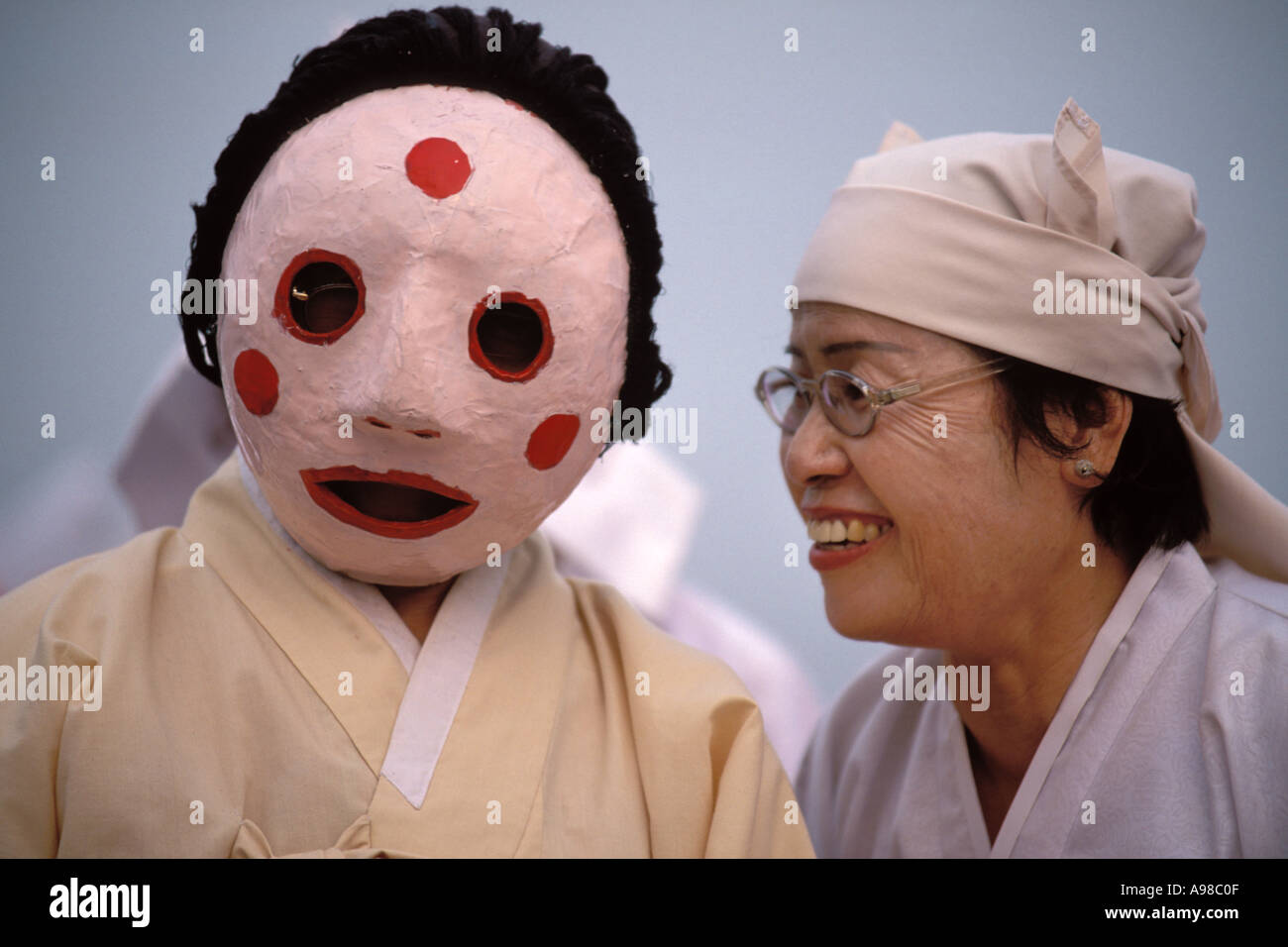 Korean festival mask hi-res stock photography and images - Alamy