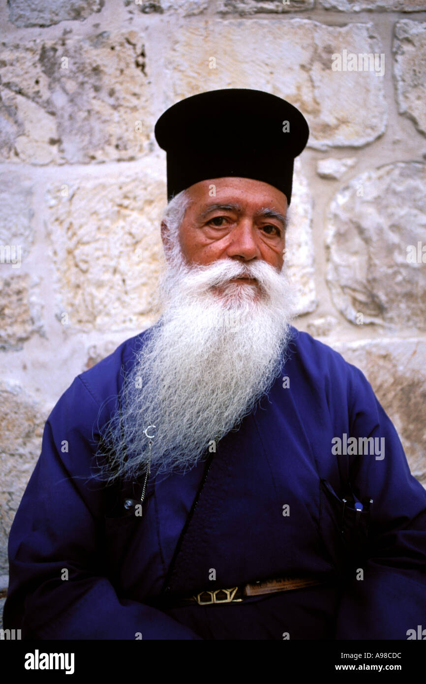 Israel, Jerusalem, Metropol Daniel, Church of Holy Sepulchre Stock ...