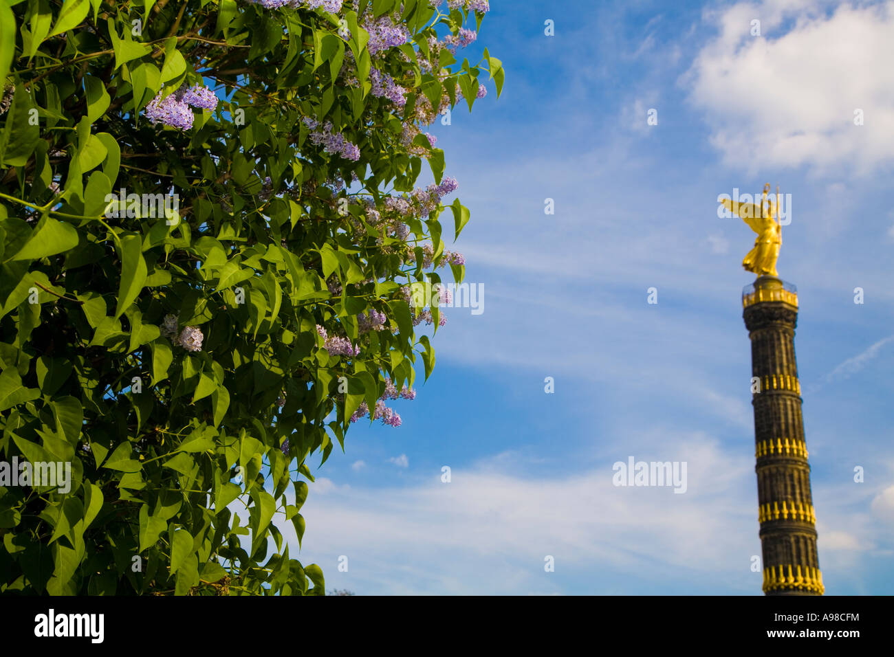 Victory Column Grosser Stern City Berlin Stock Photo - Alamy