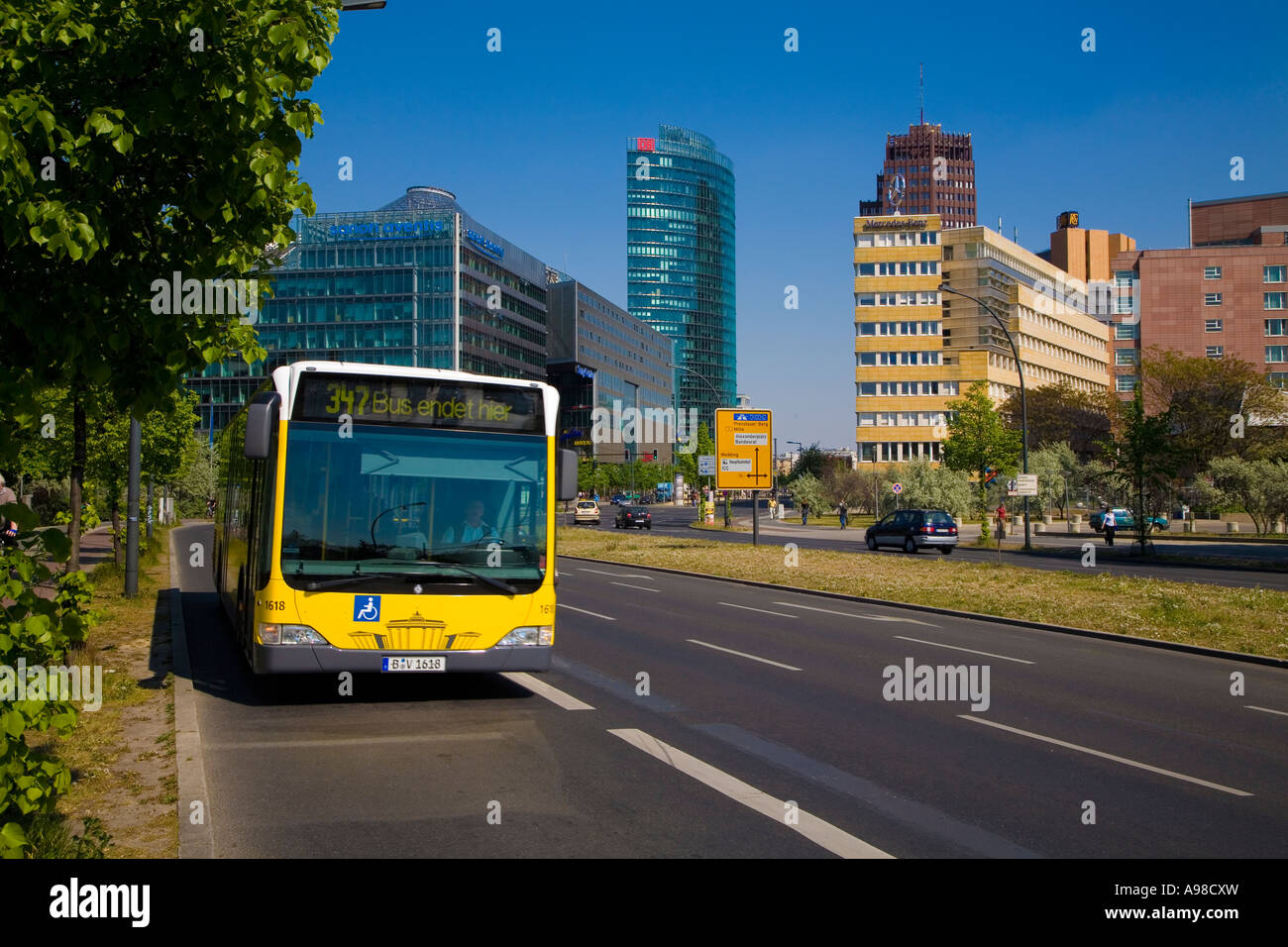 Bus Berlin Germany Stock Photo - Alamy