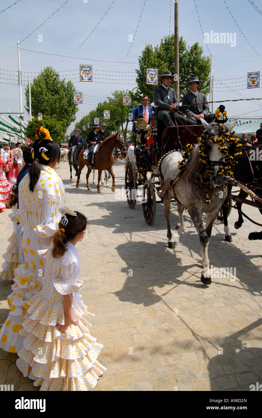 Feria de Abril festival Seville Stock Photo - Alamy