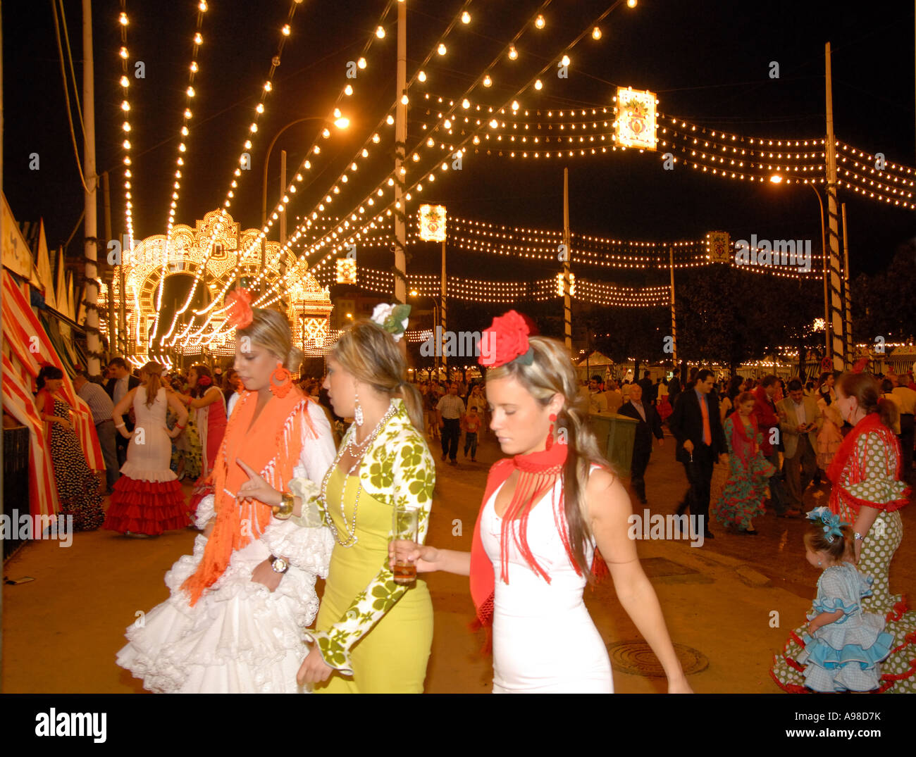 Feria de Abril festival Seville Stock Photo - Alamy