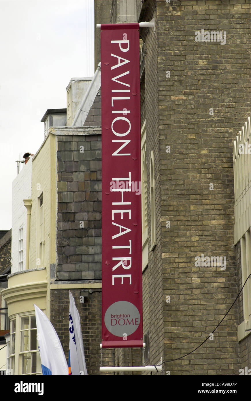 Banner - Pavilion Theatre : Brighton, East Sussex Stock Photo - Alamy