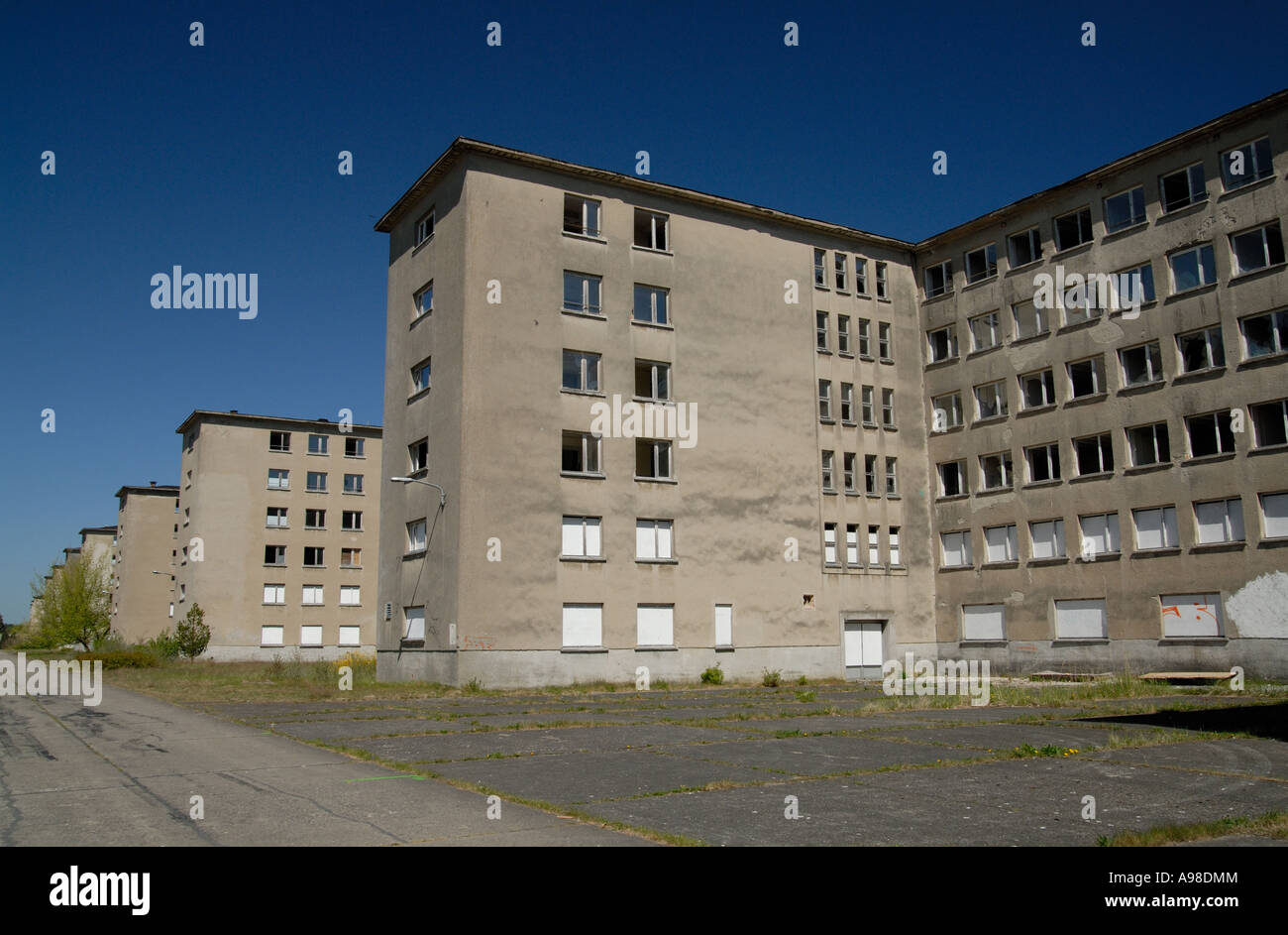 Prora Nazi era holiday camp, island of Ruegen, Germany Stock Photo - Alamy