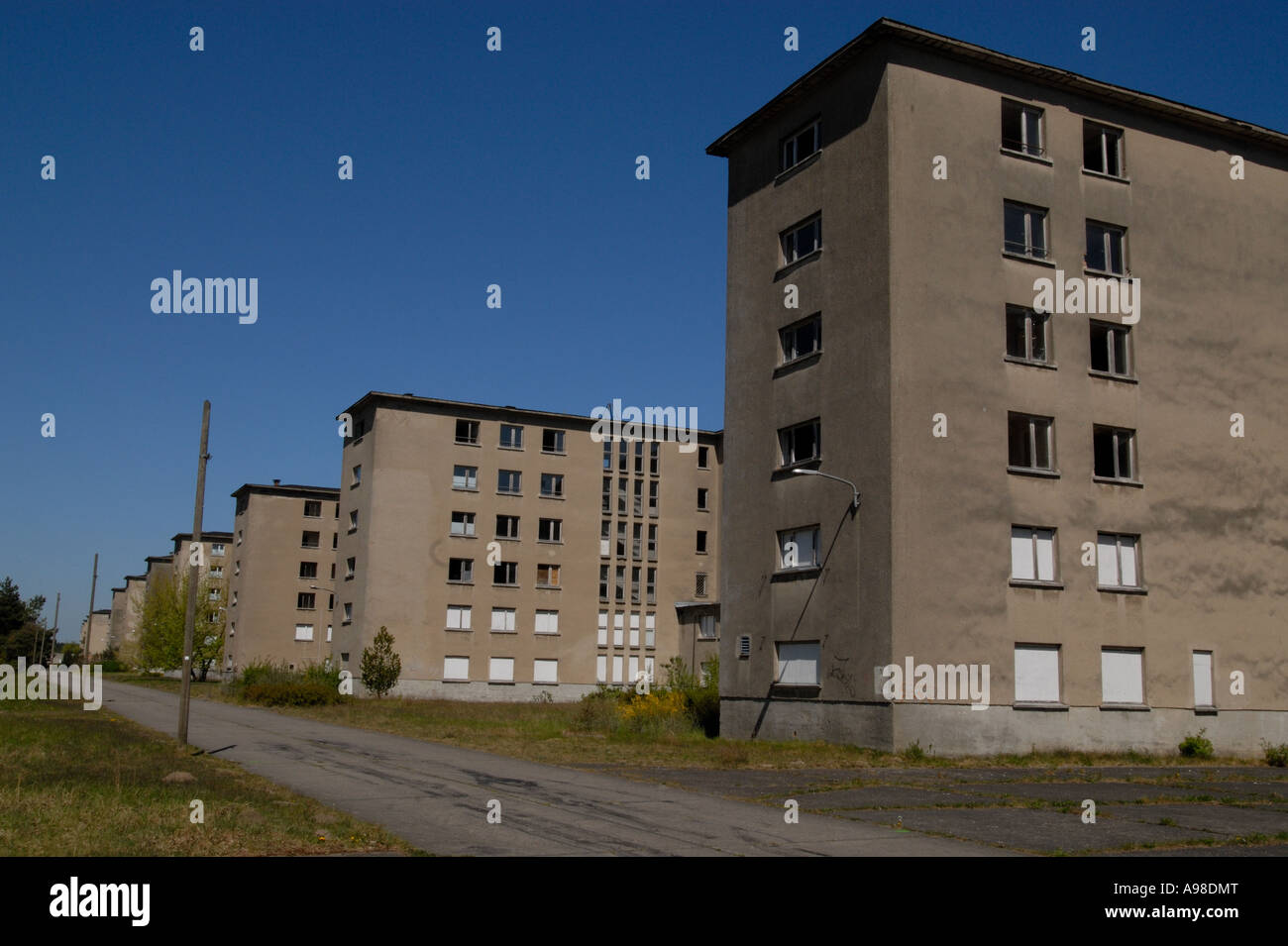 Prora Nazi era holiday camp, island of Ruegen, Germany Stock Photo - Alamy