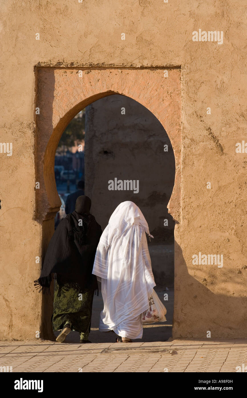 Rampart Marrakech Marrakesh Medina Morocco Old Town Stock Photo - Alamy