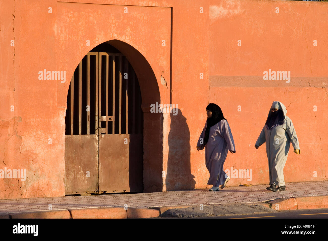 Rampart Marrakech Marrakesh Medina Morocco Old Town Stock Photo - Alamy